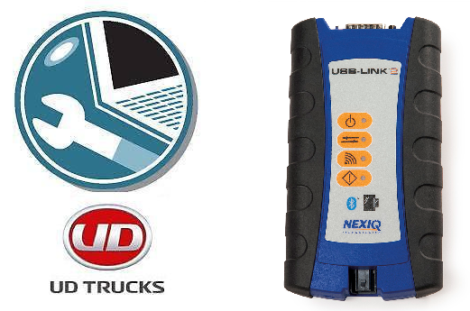 2011-2013 UD Truck PTT Premium Tech Tool Diagnostic DVD & Nexiq USBLink ...